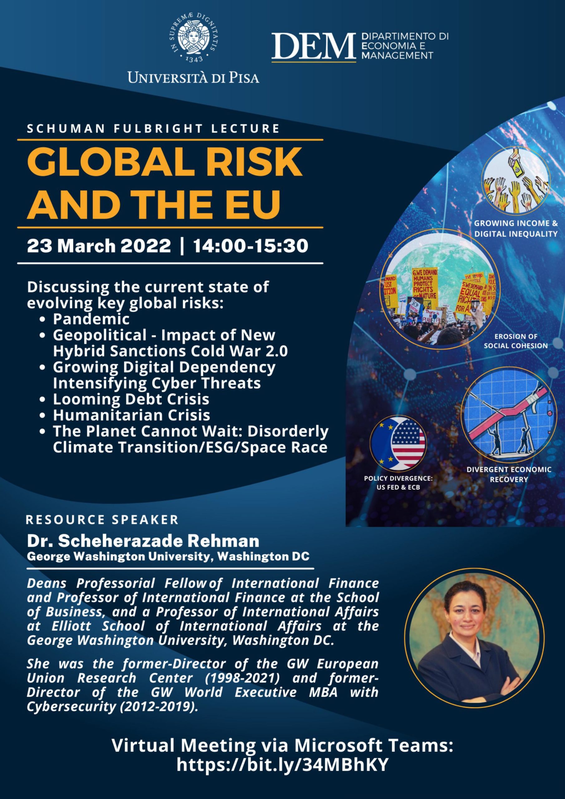 Seminar “Global Risk and EU” - Management for Business and Economics